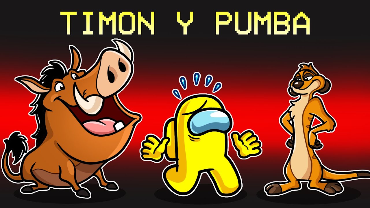 ¡Among Us PERO somos TIMON y PUMBA! 🔪🐗💀 SILVIOGAMER en AMONG US PERO ⭐ ...