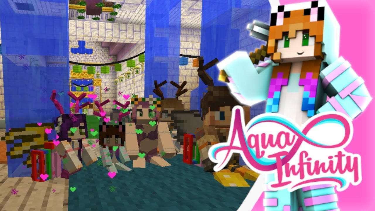 Fireworks and a Lucky Block Race with Alexa~ Aqua Infinity Send Off ...