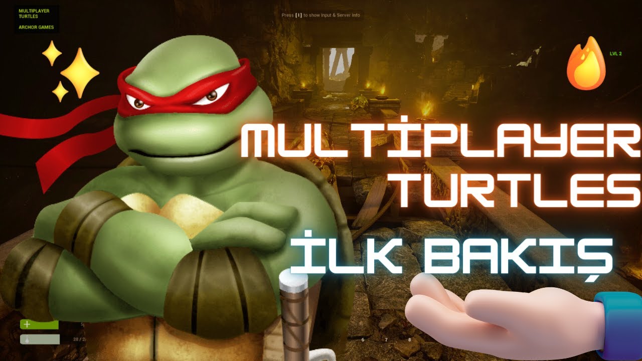 MULTİPLAYER TURTLES | İLK BAKIŞ | BEN BİR NİNJAYIM :D - YouTube