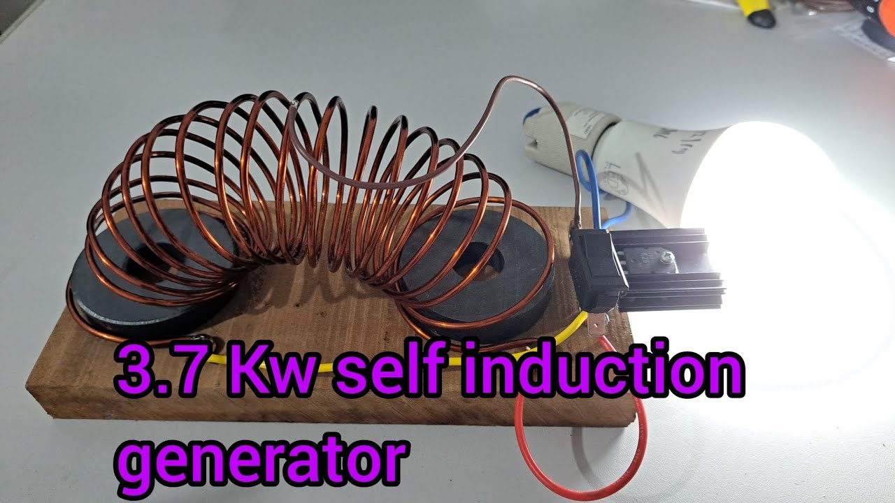Free energy experiment - self induction generator - YouTube