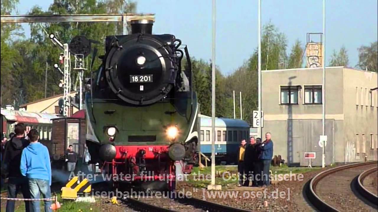 (HD) Reichsbahn Dampflok 18 201 - the fastest operational steam ...
