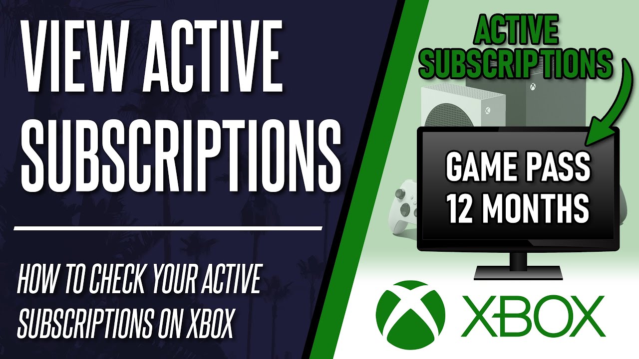 How to View Active Subscriptions on Xbox Series X & S - YouTube