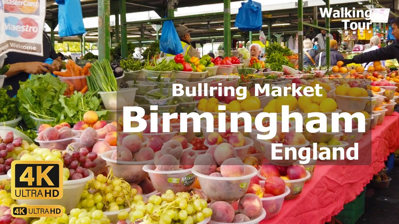Birmingham Market Walk - Bullring Open Market Tour | Birmingham England ...