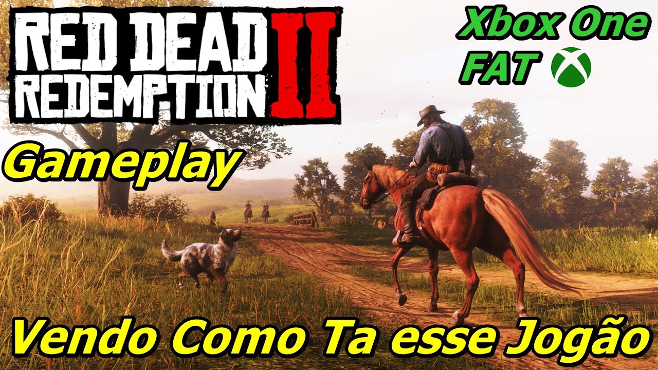 Red Dead Redemption 2 Xbox One Fat Gameplay Vendo Como Está Esse Jogão ...