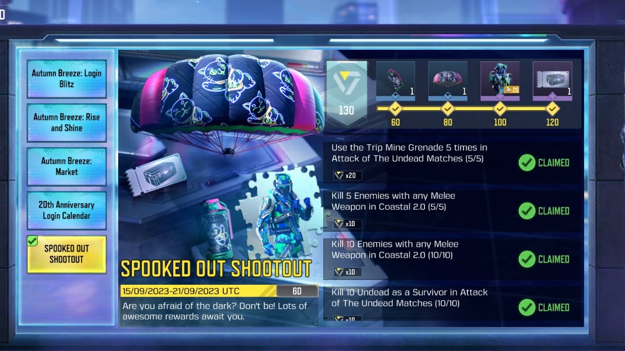 CODM How To Use the Trip Mine Grenade 5 Time in Attack of Undead Matches Task Complete 💯 . - YouTube
