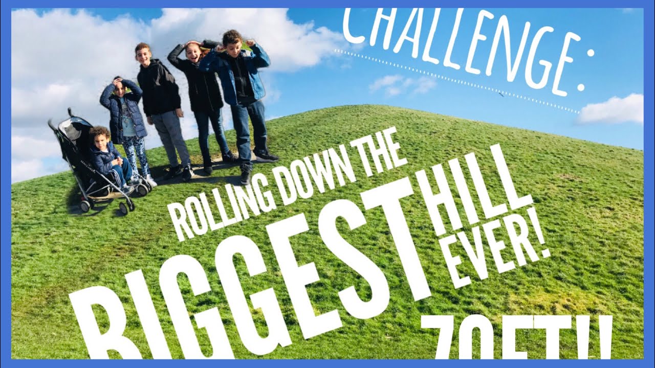 ROLLING DOWN A 70FT HILL!! - YouTube