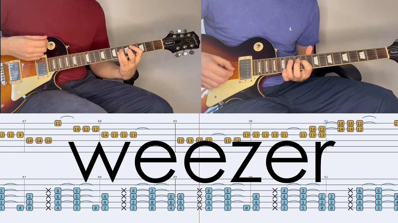 Weezer - The Good Life - Guitar Cover with Tabs - YouTube