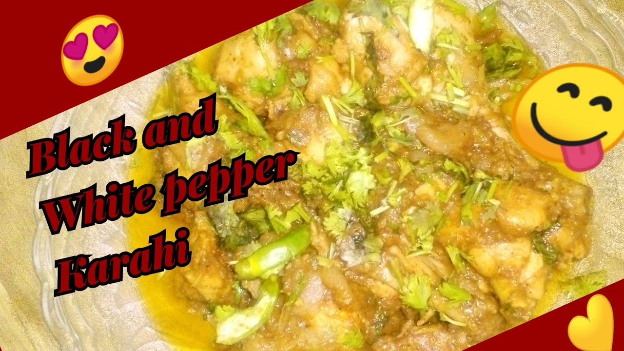 Black and White Pepper Karahi || Recipe by Sadaf Mughal - YouTube