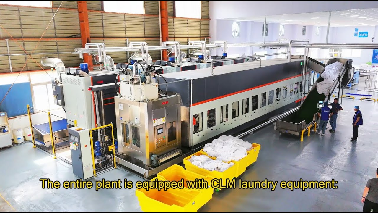 Bojing Laundry's Full CLM Equipment Setup in Action! - YouTube