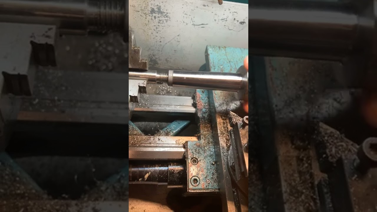 Fit test -Drawbar CNC LATHE - YouTube