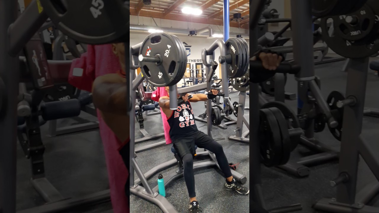 In the gym, heavy lifting. At 50 years old - YouTube
