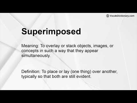 Superimposed Meaning - YouTube
