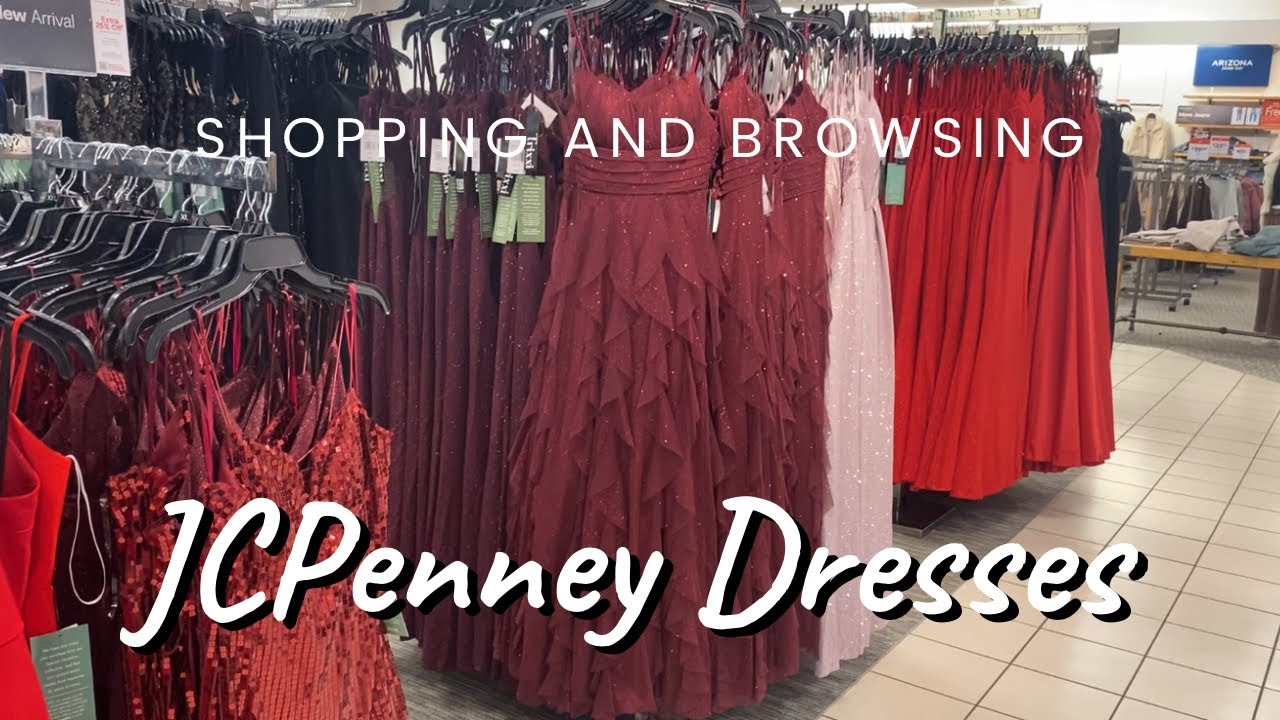 JCPENNEY DRESSES SHOP WITH ME * JCPENNEY SHOPPING * JCPENNEY DRESSES ...