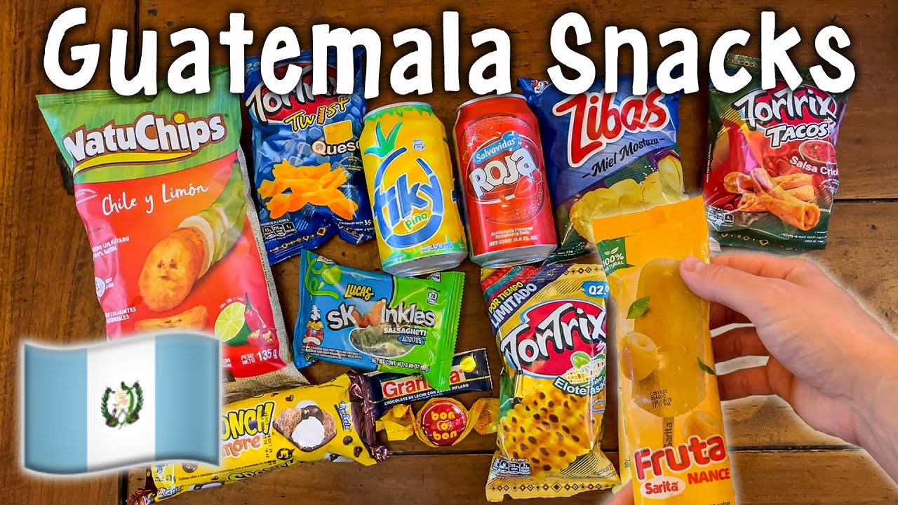 🇬🇹 Guatemala Snack Haul | Exploring Different Guatemalan Snacks! - YouTube