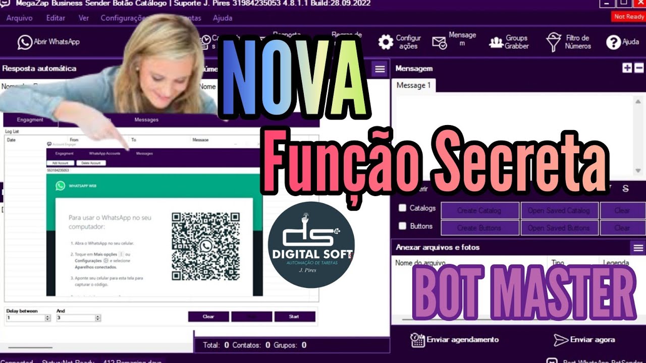 Descubra a Nova função secreta adicionada ao Software BOTMASTER 2024 ...
