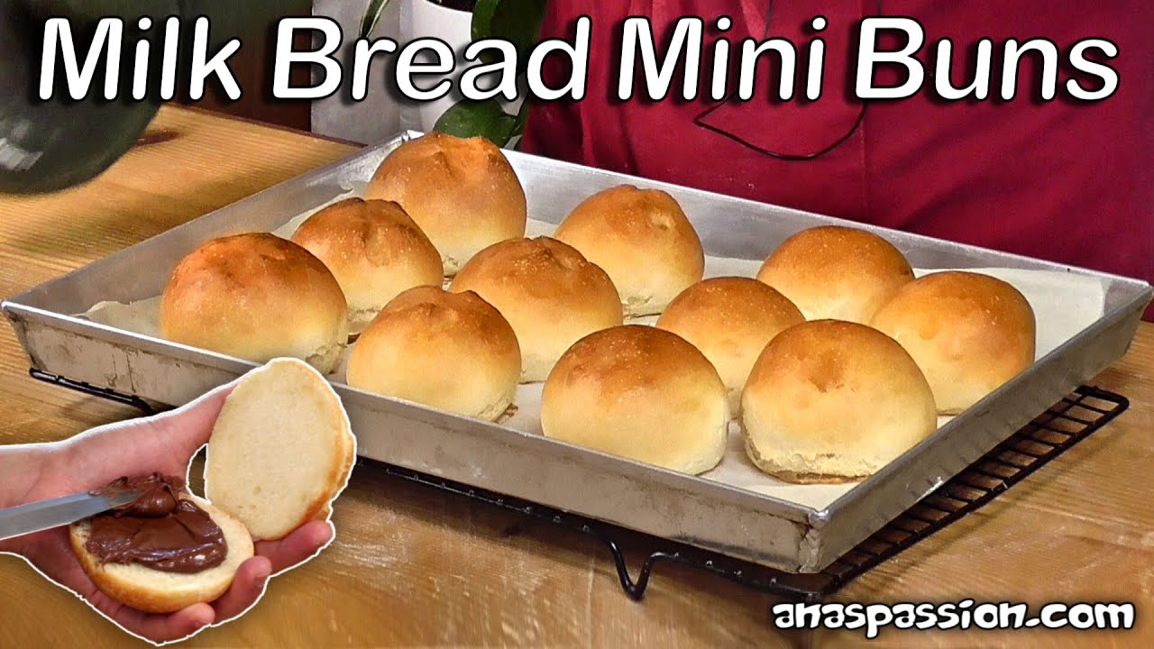 How to Make MILK MINI BUNS | Easy Mini Burger Buns - YouTube