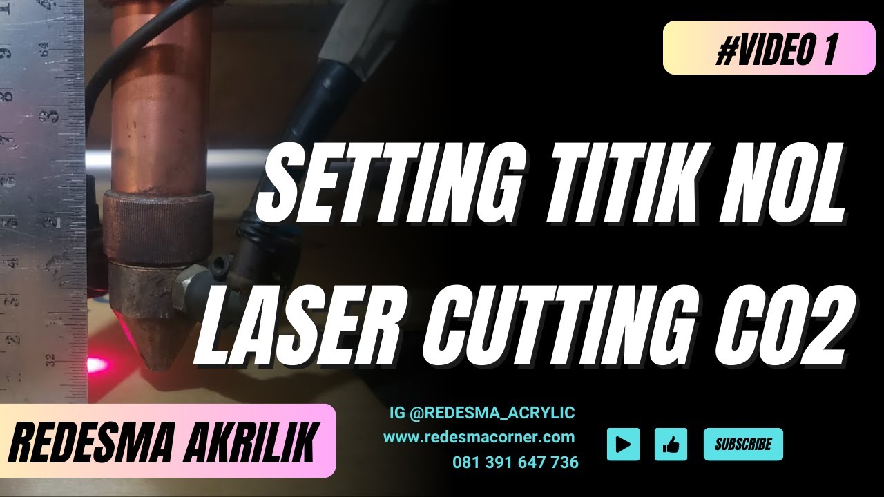 CARA SETTING NOL ( ORIGIN ) DI MESIN LASER CUTTING CO2 #laser # ...