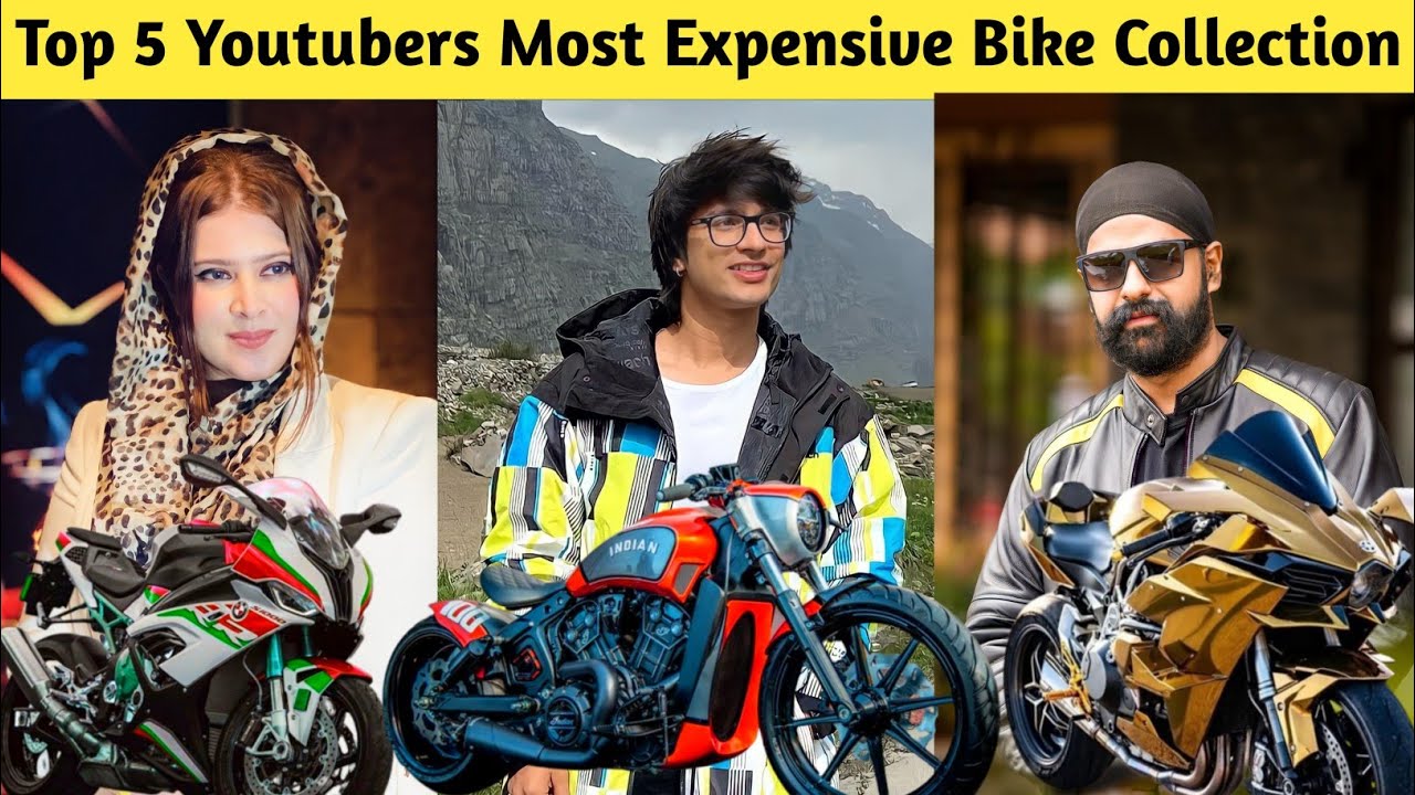 Top 5 Youtubers Most Expensive Bike Collection | Sourav Joshi Vlogs, JS ...