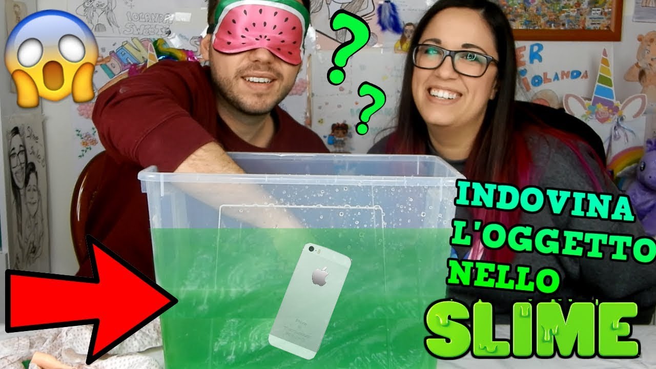 PROVA AD INDOVINARE L'OGGETTO NELLO SLIME! *Underwater slime challenge ...