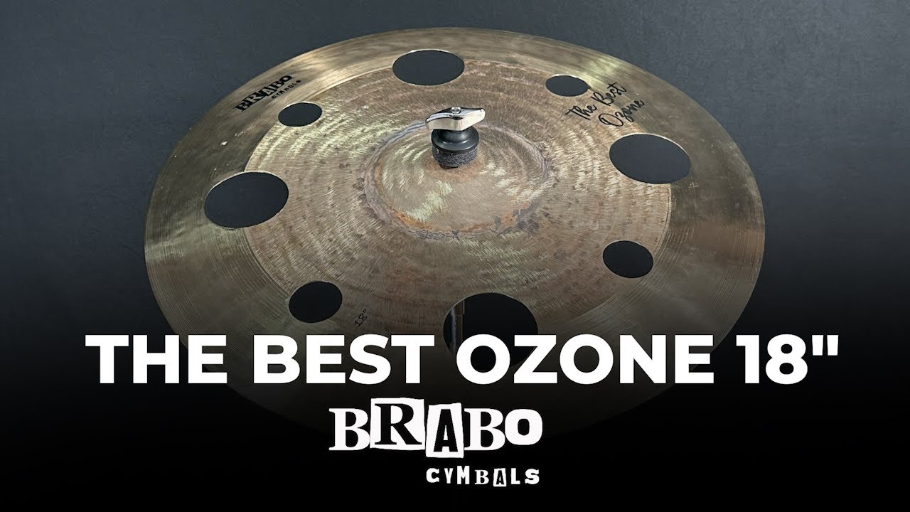 Brabo Cymbals THE BEST OZONE 18" (REVIEW) - YouTube