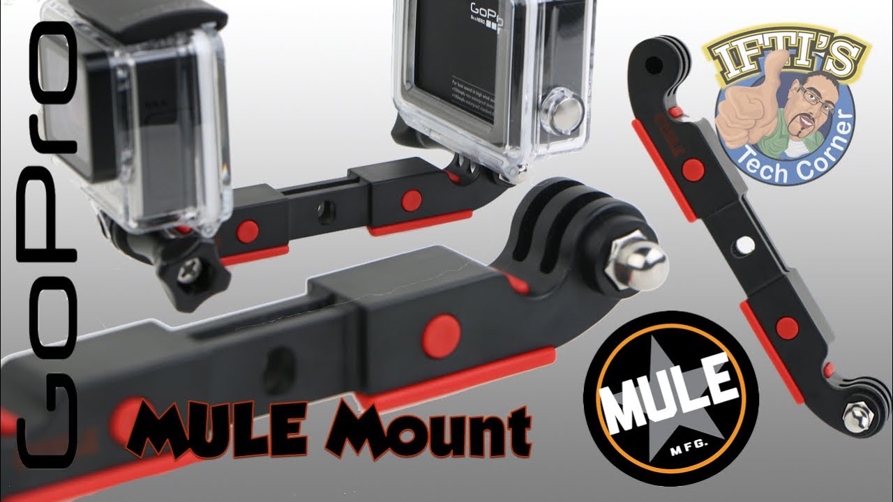 MULE Mount for GoPro - Dual Camera Mount! REVIEW - YouTube