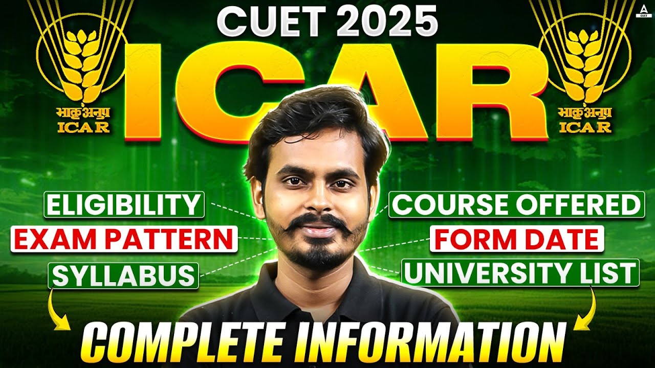ICAR Eligibility, Syllabus, Exam Pattern| ICAR Application form 2025 ...