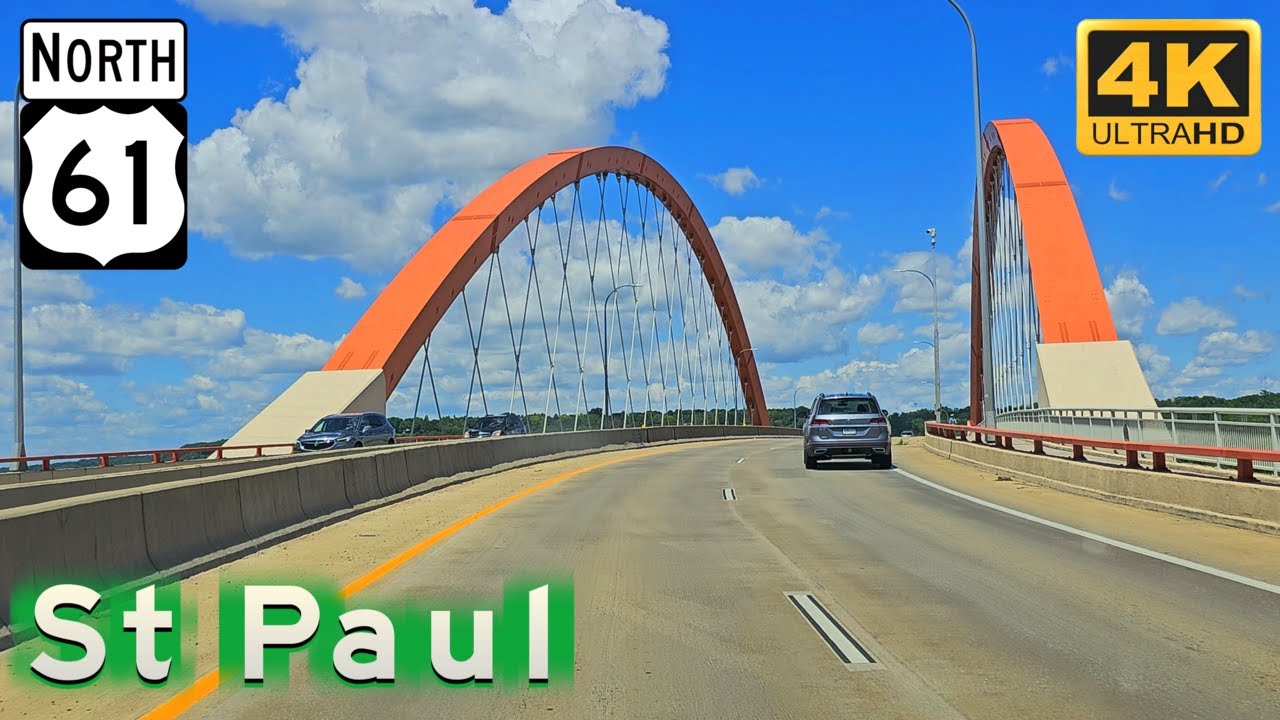 US-61 North to St Paul, Minnesota - YouTube