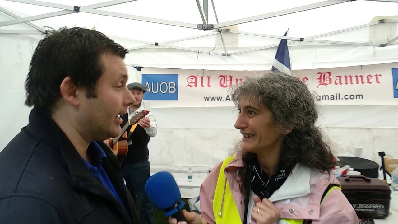 Interview with Neil Mackay after the #AUOBEdinburgh march and rally ...