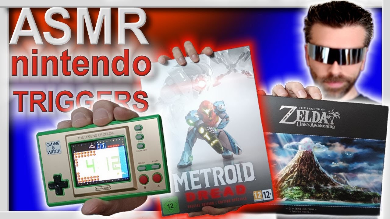 ASMR | Collectors NINTENDO Unboxing (Metroid Dread, Game & watch Zelda ...