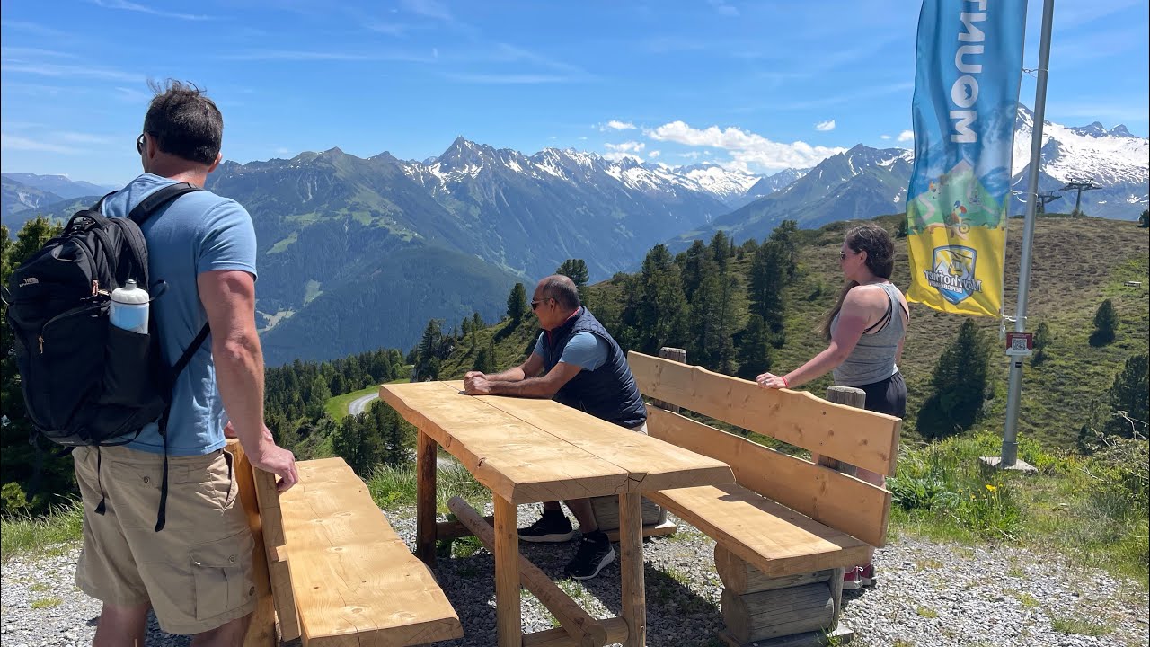 Hike PanoramaTrail on Mount Penken in Mayrhofen • Zillertal • Map