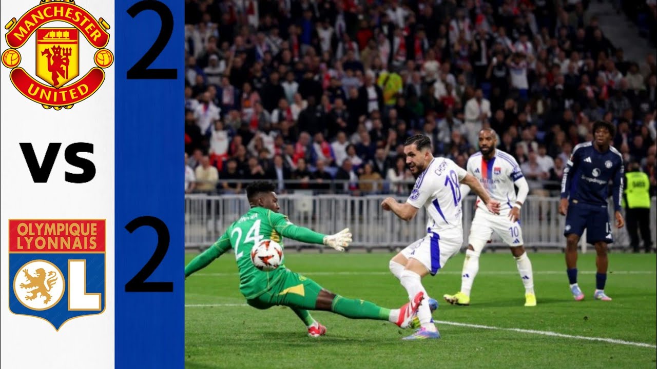 Lyon vs Manchester United 2-2 Highlights | Olympique Lyonnais vs Man ...