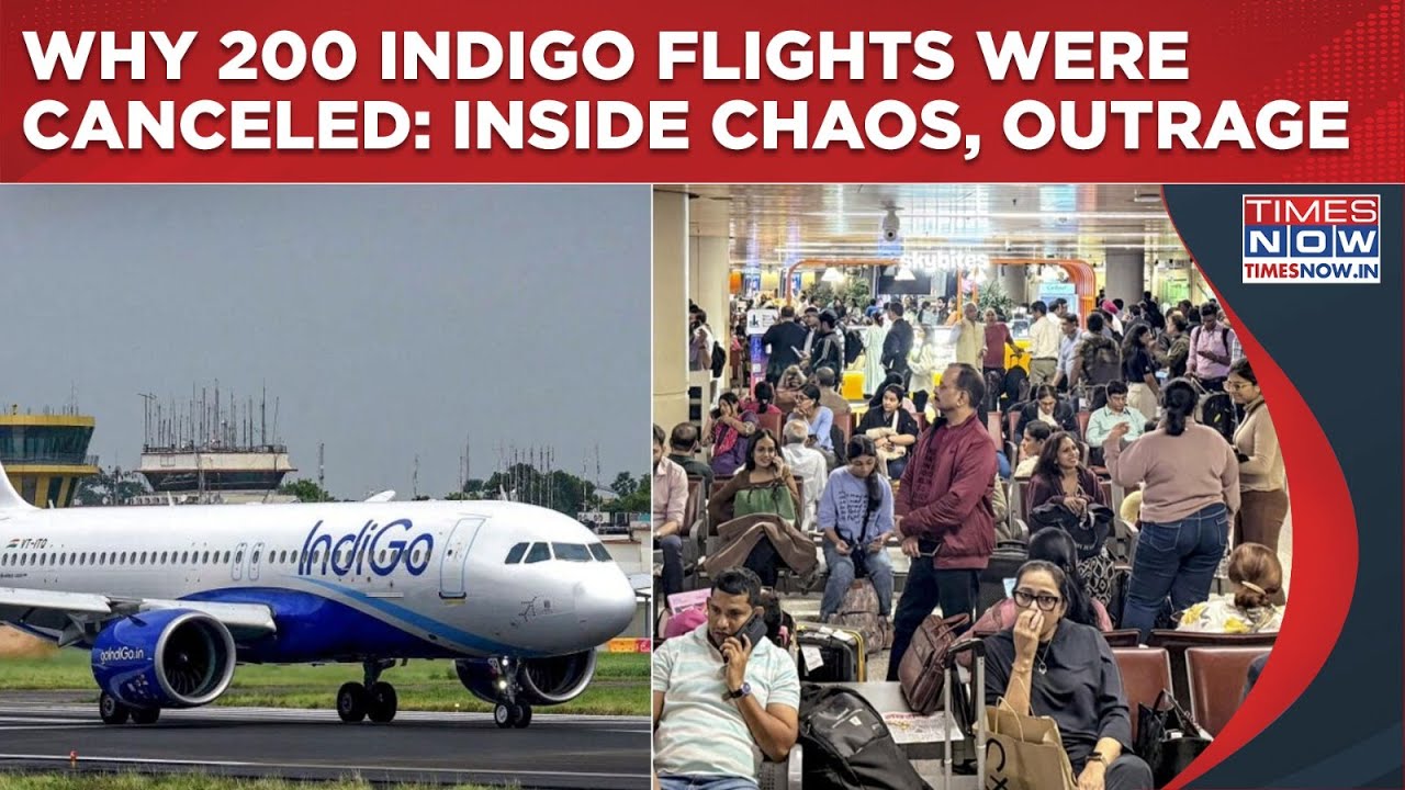 200 IndiGo Flights Cancelled Across India- Inside The Chaos| DGCA Meets ...