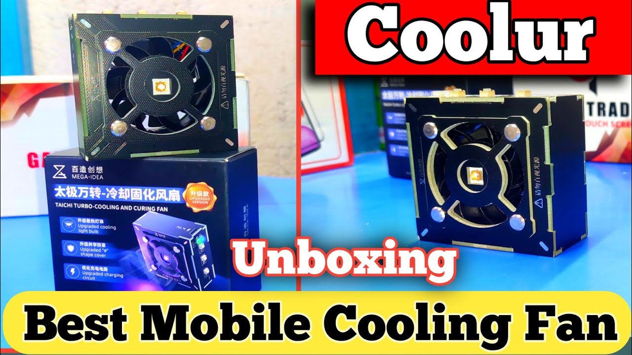 Best Mobile Cooling Fan Unboxing || Mobile Coolur Unboxing Full Setup ...