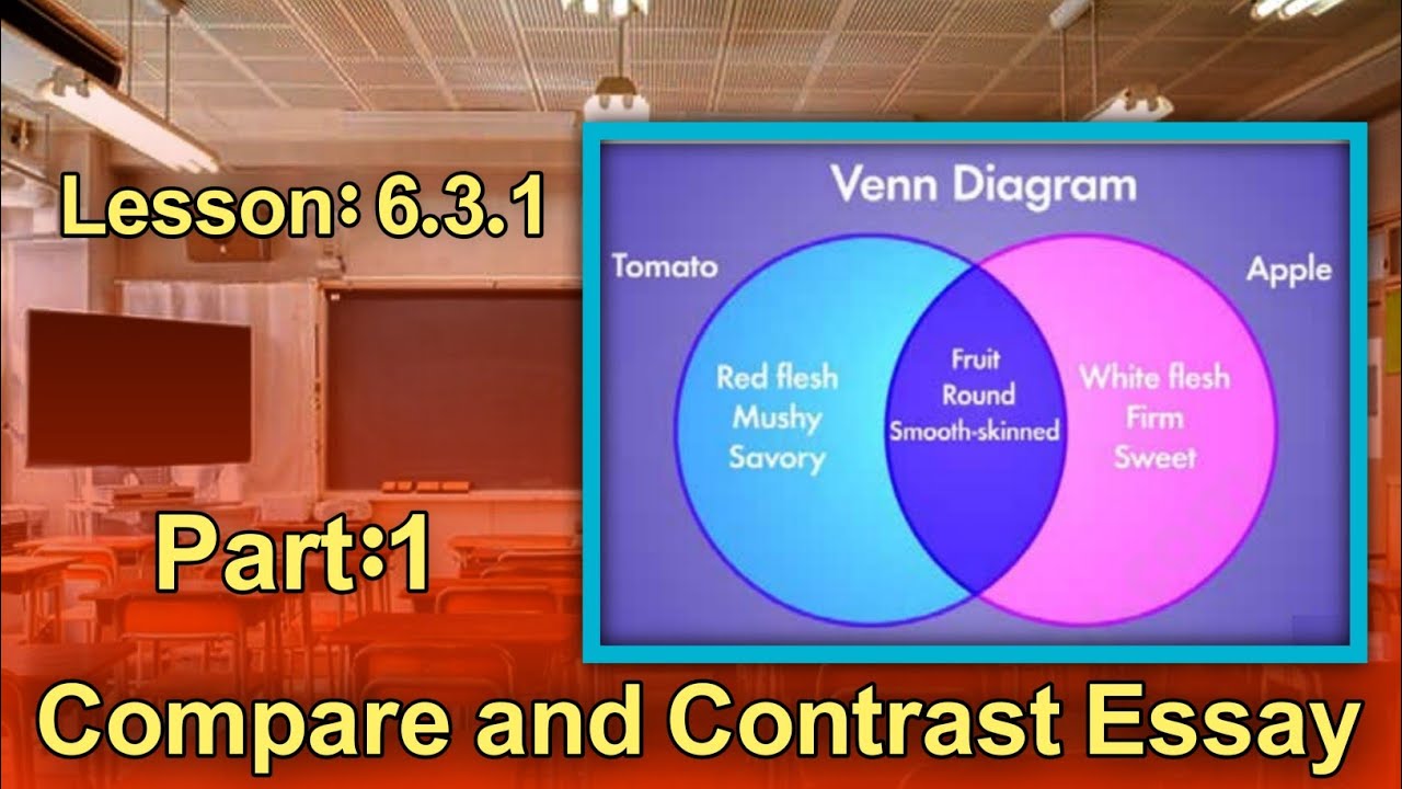 Compare and Contrast Essay ll Part 1 ll Class 9 English ll Lesson: 4.3. ...