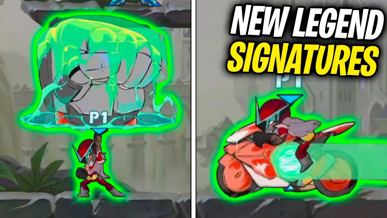 Brawlhalla New LEGEND REVEAL + SIGNATURES! - YouTube