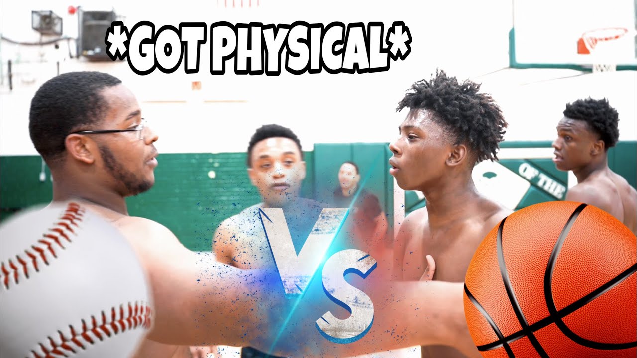BASEBALL Team VS BASKETBALL Team (In Basketball) - YouTube