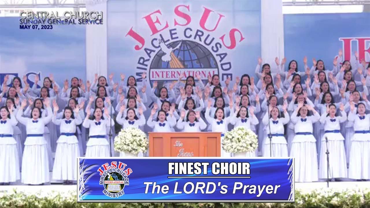 JMCIM | The LORD's Prayer | Finest Choir | May 7, 2023 - YouTube