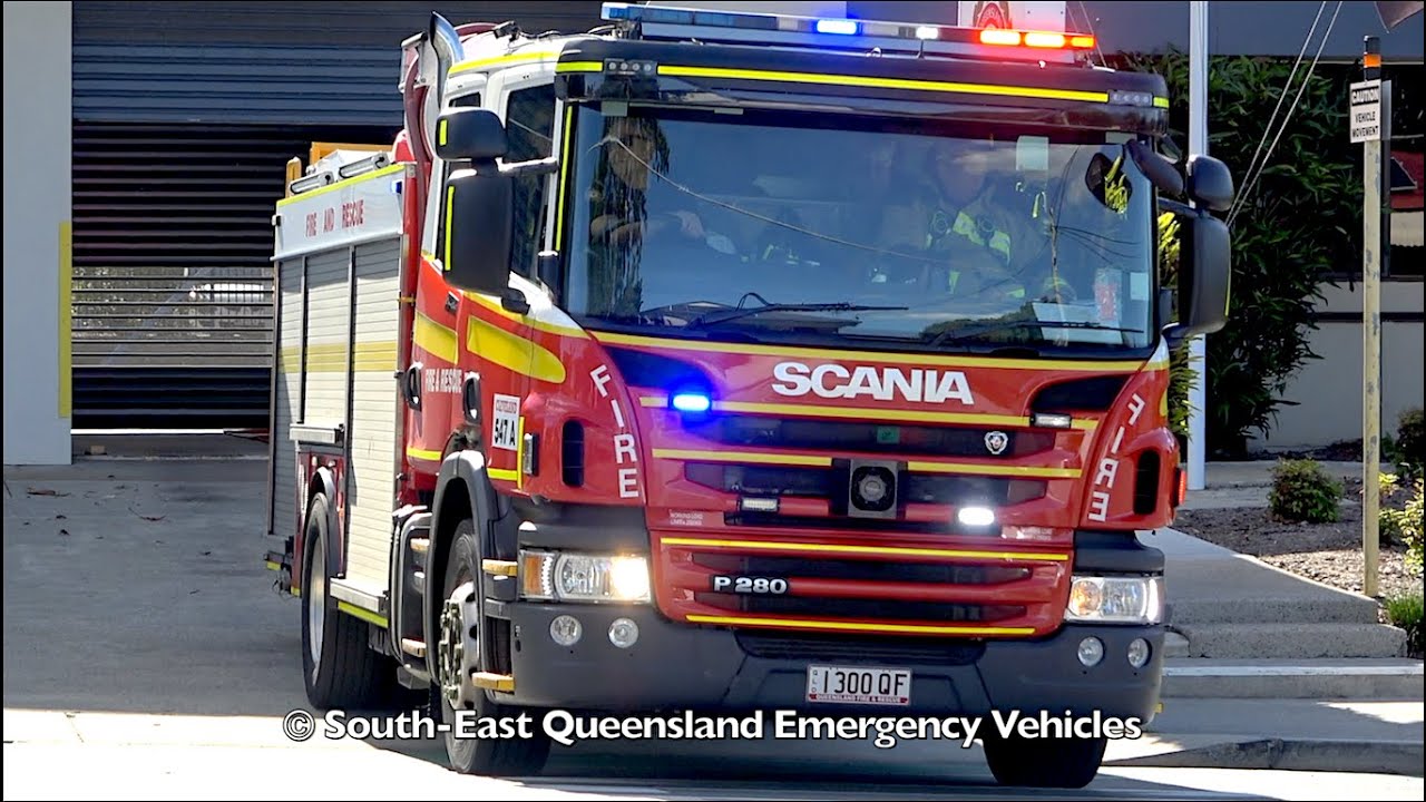 QFRS - 547A Responding (Cleveland) | QAS - 501452 Responding - YouTube