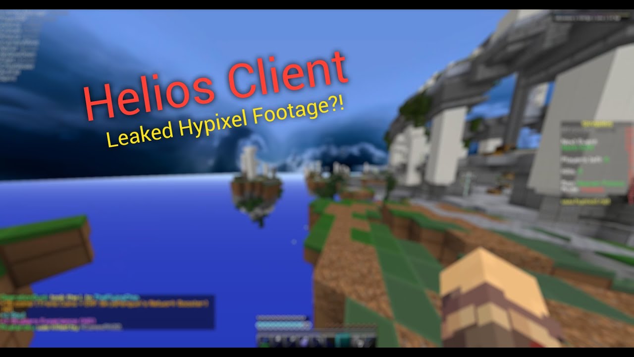 Helios my new Client! Already best Hypixel Client?!??! - YouTube