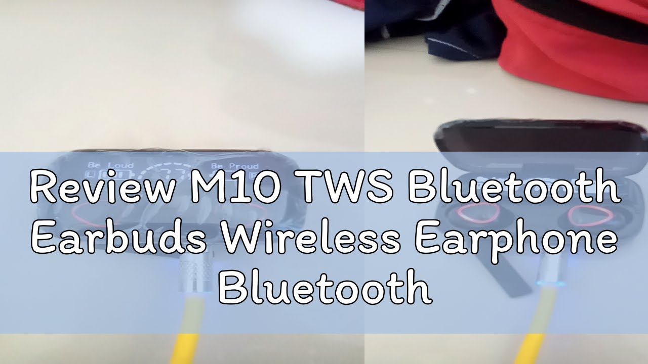 Review M10 TWS Bluetooth Earbuds Wireless Earphone Bluetooth Headsets Stereo Sound Noise ...