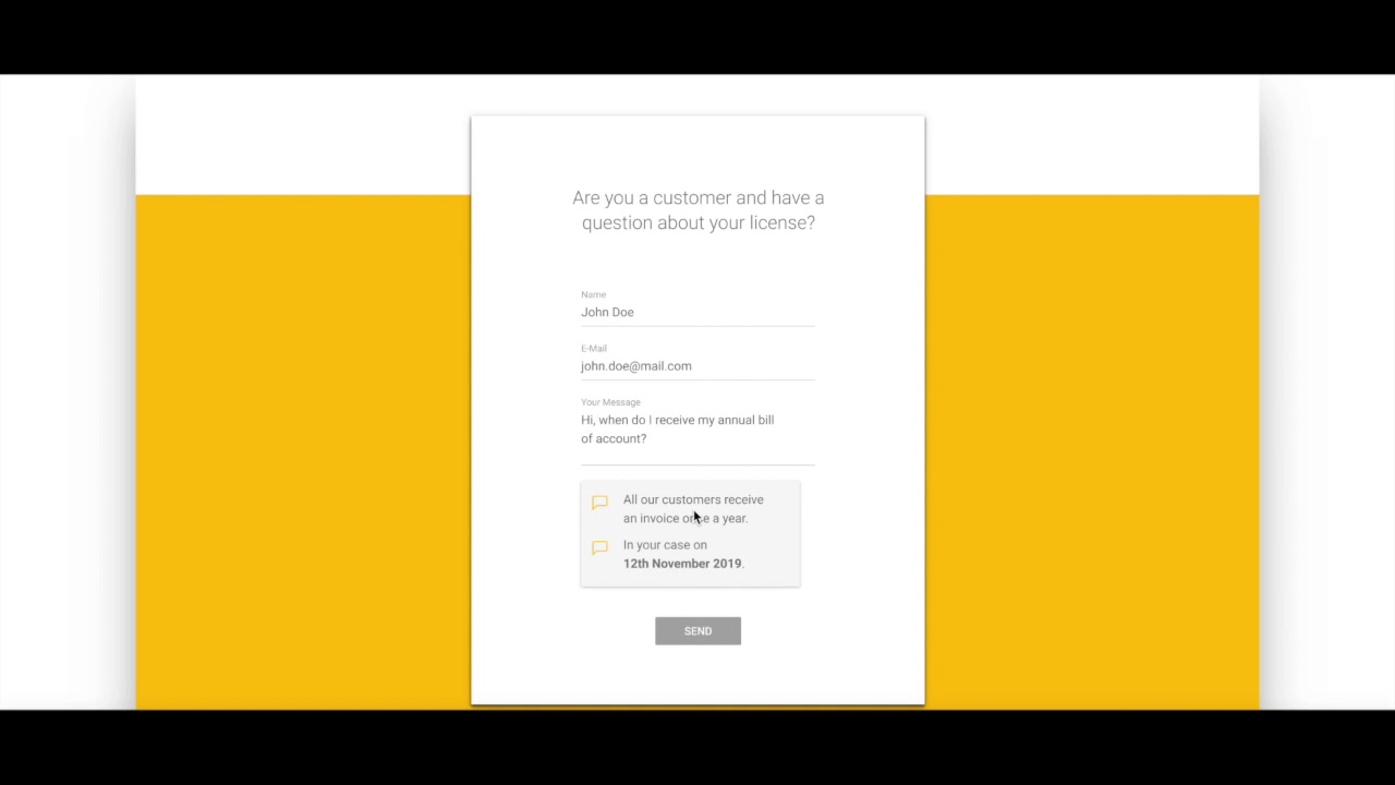 The Form Bot: makes your standard website forms intelligent - captions ...