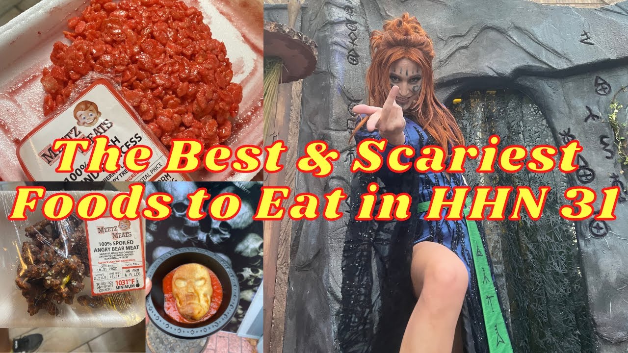 The Best and Scariest Foods to Eat at Halloween Horror Nights 31 - YouTube