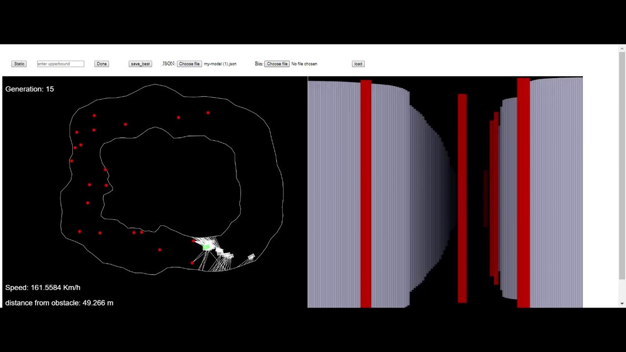 Self Driving Car using Differential Evolutionary Model (Simulation ...