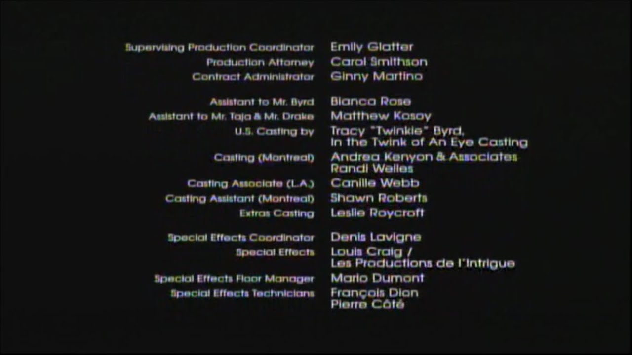 King's Ransom (2005) End Credits (Cinemax Hits 2025) - YouTube