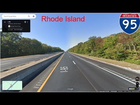 Interstate 95 - Rhode Island southbound - YouTube