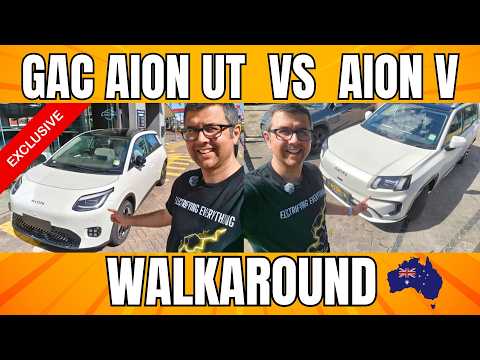 Affordable EV Face Off: GAC Aion V vs UT First Look Walkaround