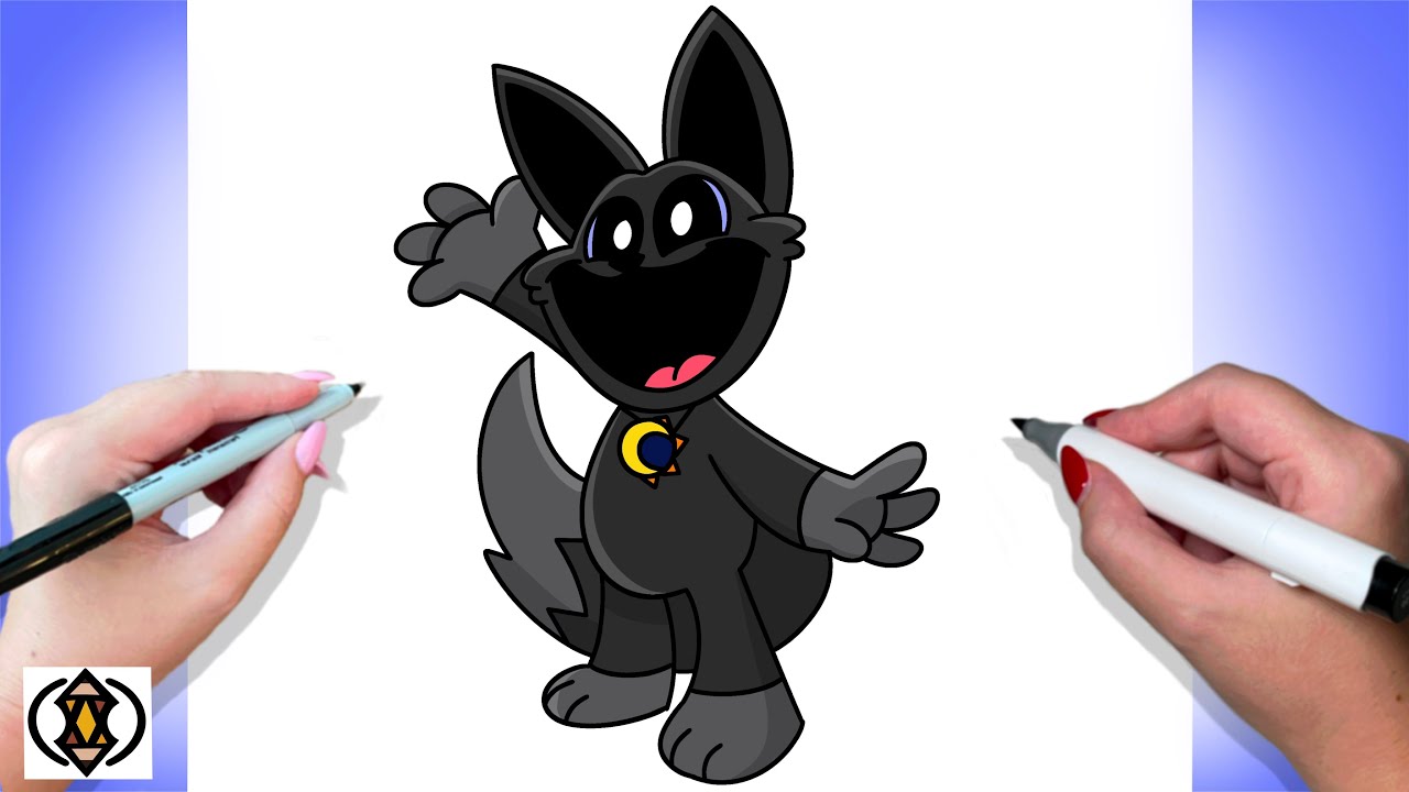 How To Draw Foxy Starlight | Fanmade Smiling Critter | Poppy Playtime ...