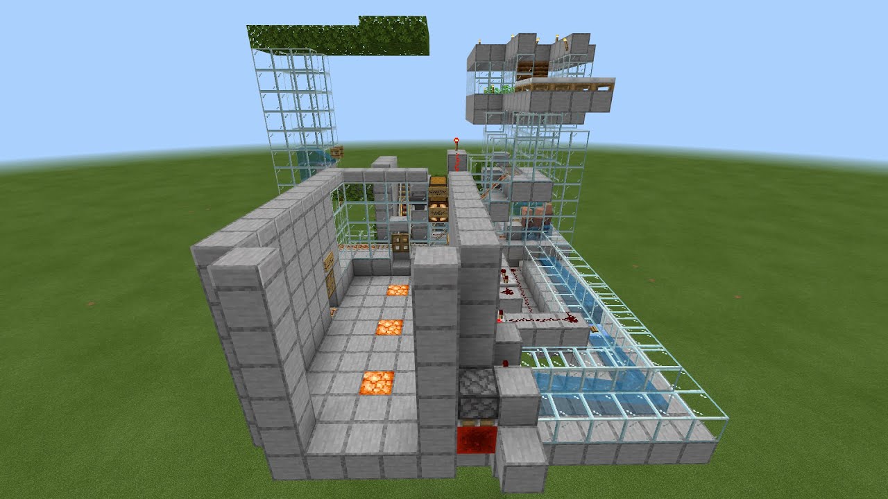 Minecraft: Villager Zombifier, Curer, and Breeder Tutorial [ Bedrock ...