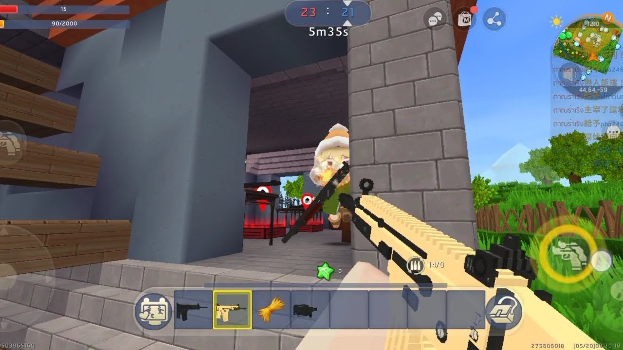 Es game Mini World mobile game ep.48 BATTLE! Farm House Map Gun (Rework ...