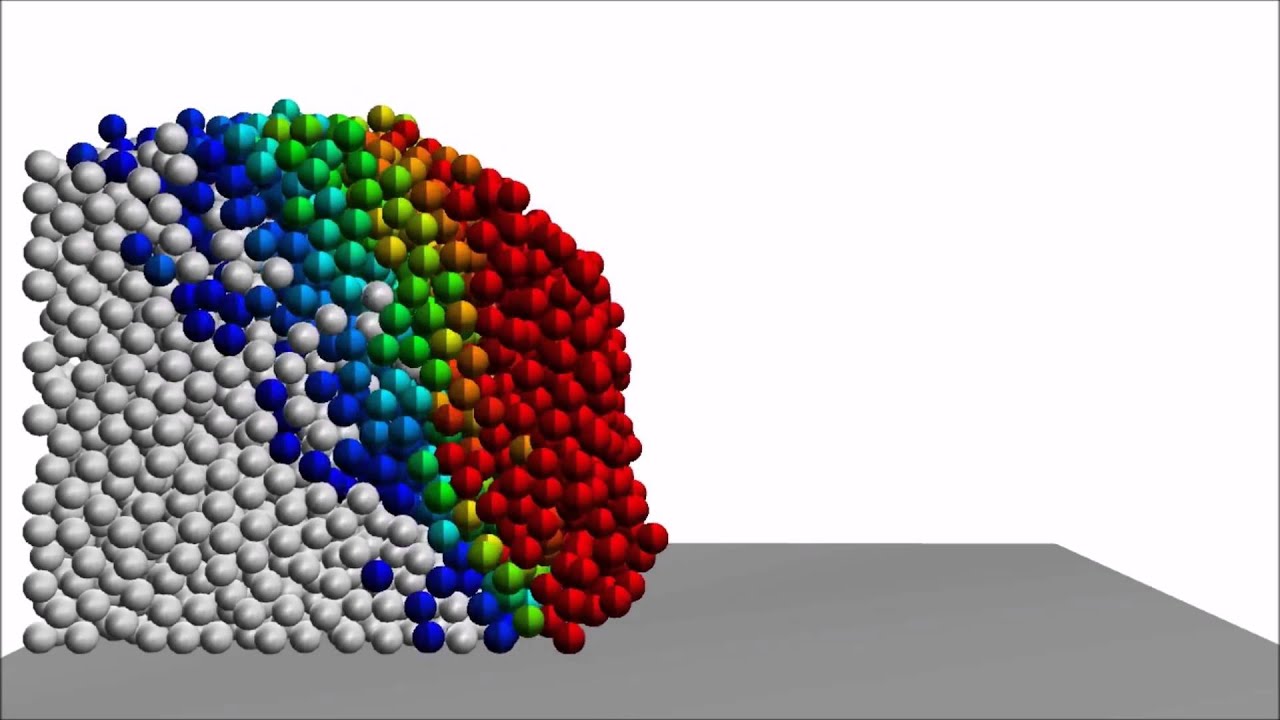 Granular pile formation and discharge - YouTube